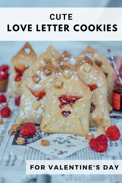 Valentine's day cookies - love letter recipe - carinaberry.com